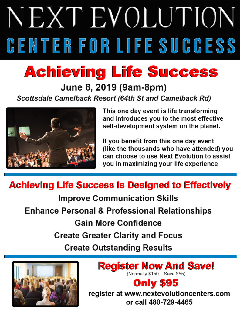 Promo for Achieving Life Success Event june 8 siarra | Next Evolution ...